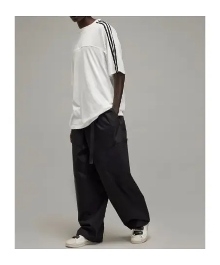Y3 3-striped Short Sleeved T-shirt - Core White