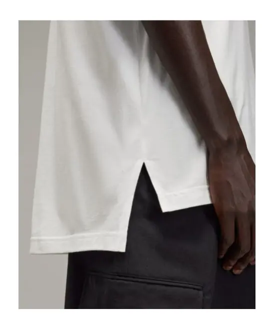 Y3 3-striped Short Sleeved T-shirt - Core White