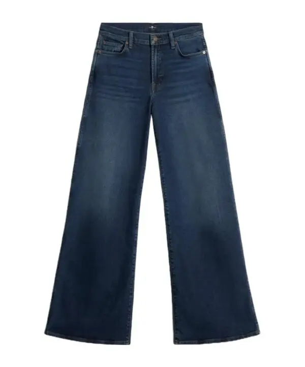 7 For All Mankind High-waisted Jeans - Blue