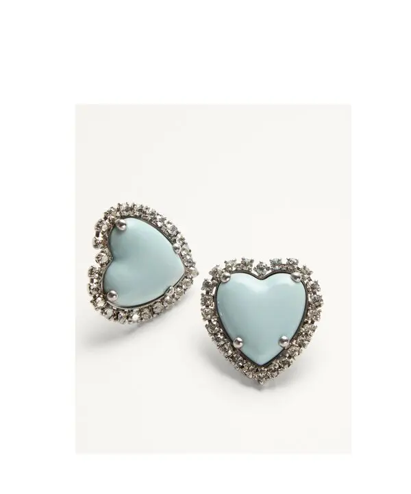 Valentino Garavani Coeur Hyperbole Heart-shaped Earrings