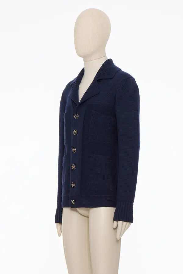 Valentino Garavani Button-up Long-sleeved Cardigan With Lapel