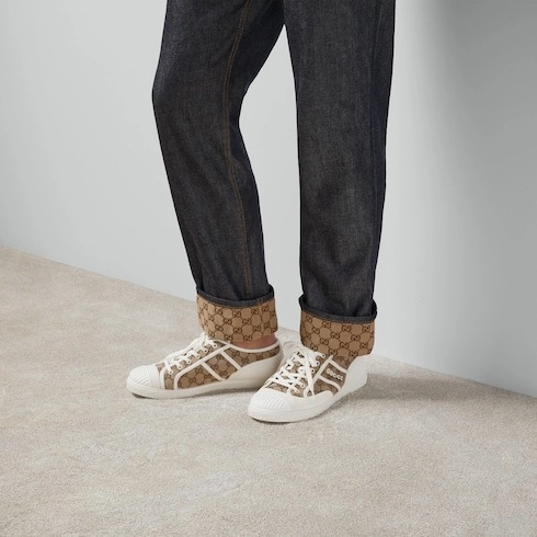 Gucci Monogrammed Low-top Sneakers