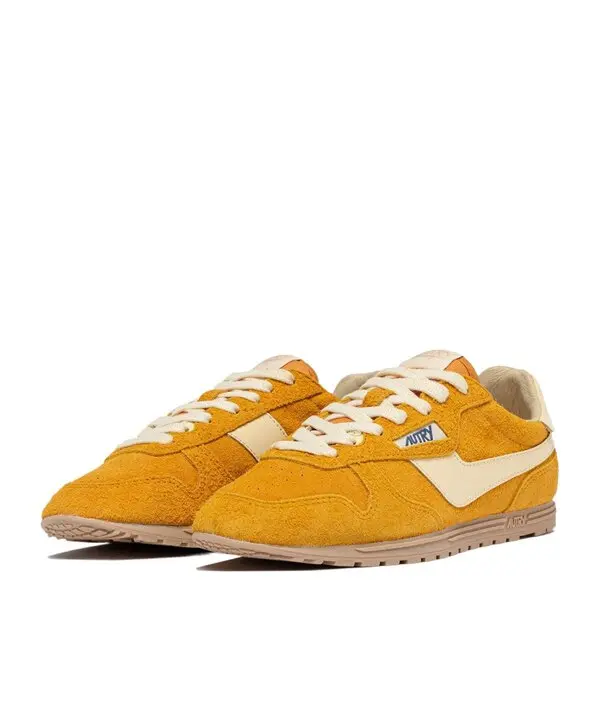 AUTRY Windspin Lace-up Sneakers - Nude