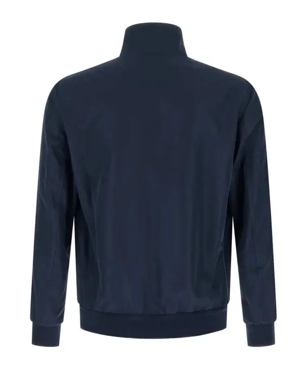 Kiton Stand-collar Casual Jacket - Black