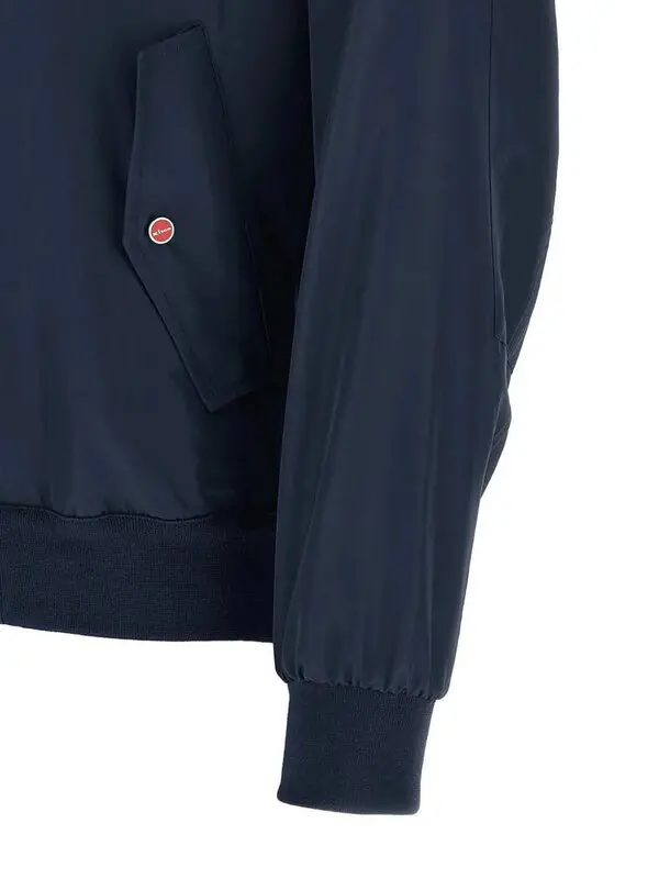 Kiton Stand-collar Casual Jacket - Black