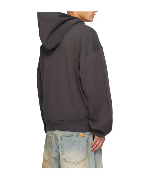 We11Done Zip Up Hoodie With Crystal-cut Logo