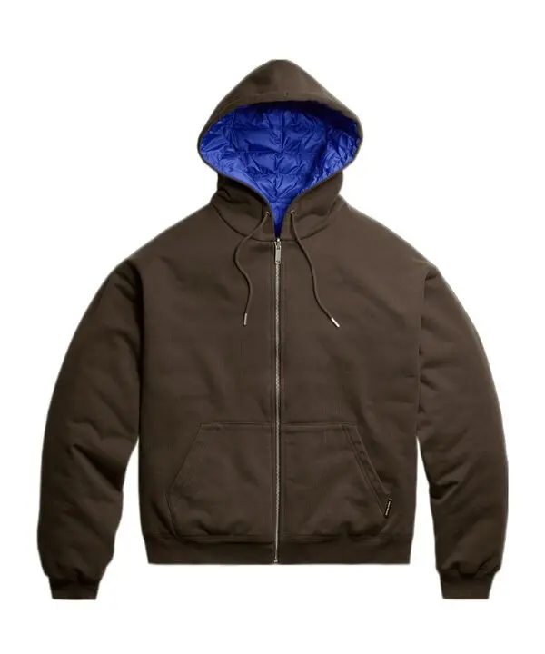 Canada Goose Fuse Reversible Drawstring Hoodie - Bistro Brown/azurite Blue