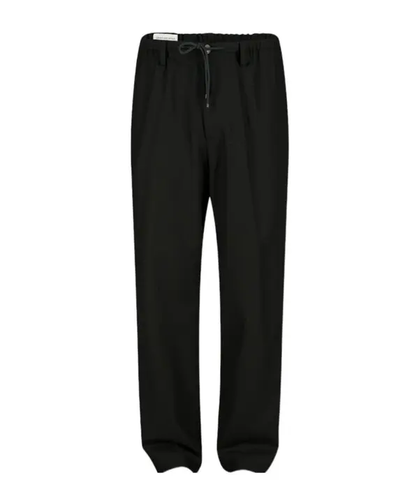 Dries Van Noten Drawstring Casual Pants - Black