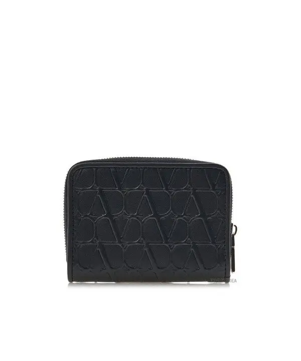 Valentino Garavani Vlogo Signature Zip-up Wallet