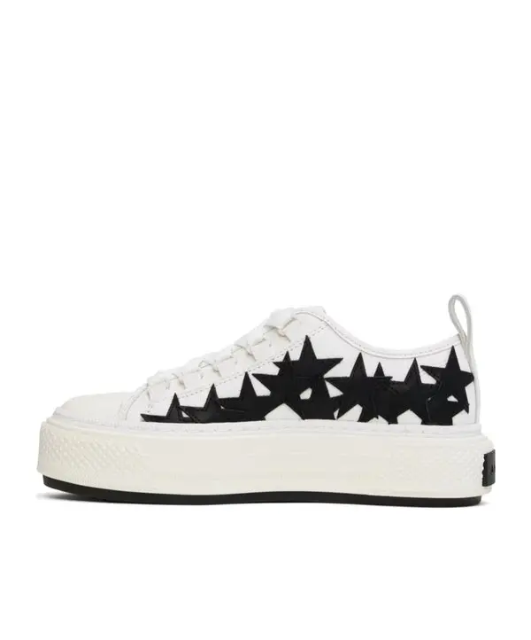 Amiri Star Appliqué Low Top Sneakers - White