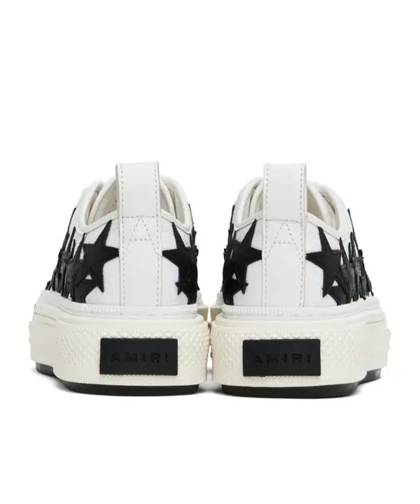 Amiri Star Appliqué Low Top Sneakers - White