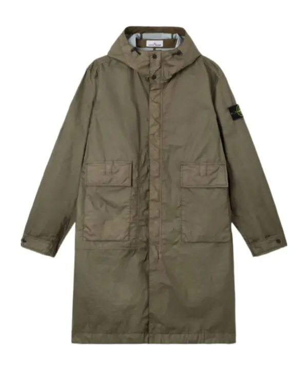 Stone Island Hooded Parka Coat