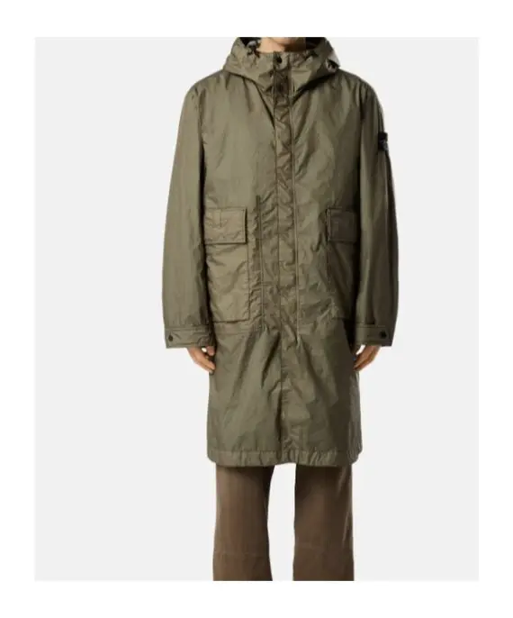 Stone Island Hooded Parka Coat