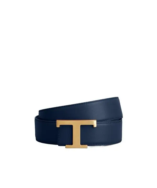 TOD'S Logo Buckle Belt - Black