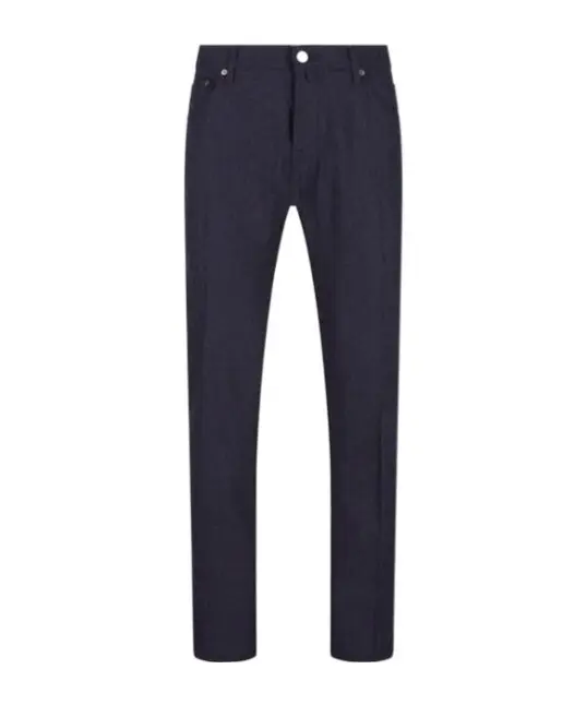 Jacob Cohen Logo Patch Straight Leg Trousers