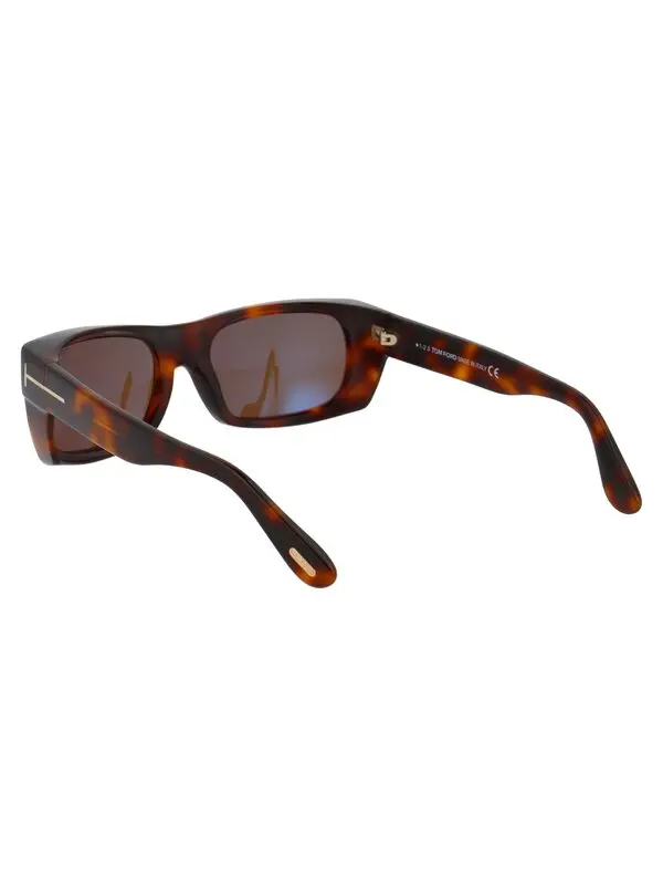 TOM FORD Tortoiseshell Square Frame Sunglasses - Brown