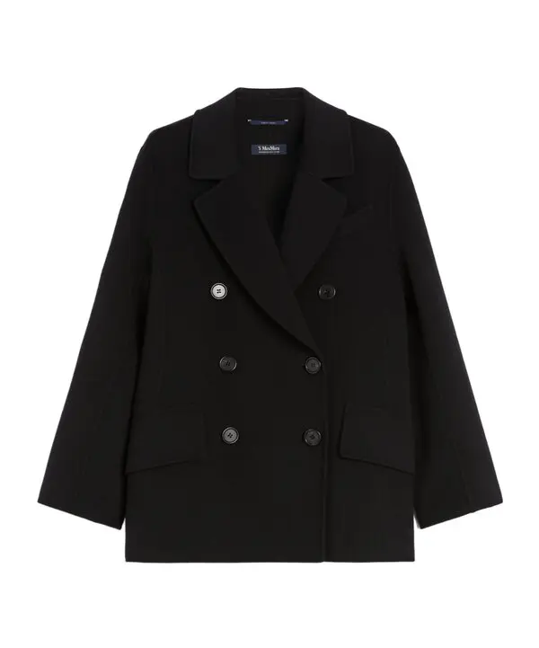 Max Mara Lukas Double-breasted Tailored Blazer - Black