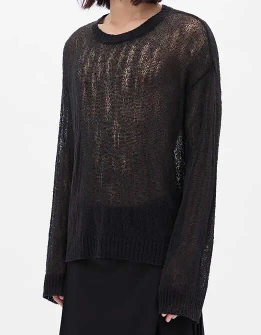 ANN DEMEULEMEESTER Joas Comfort Crew Neck Sweater