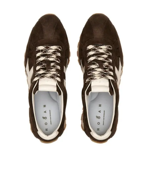 Hogan 86er Lace-up Sneakers - Brown