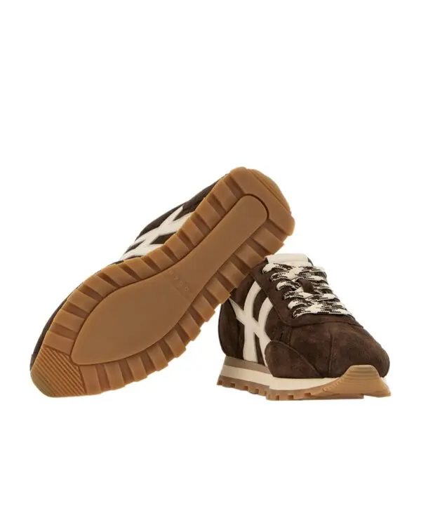 Hogan 86er Lace-up Sneakers - Brown