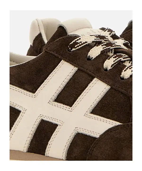 Hogan 86er Lace-up Sneakers - Brown
