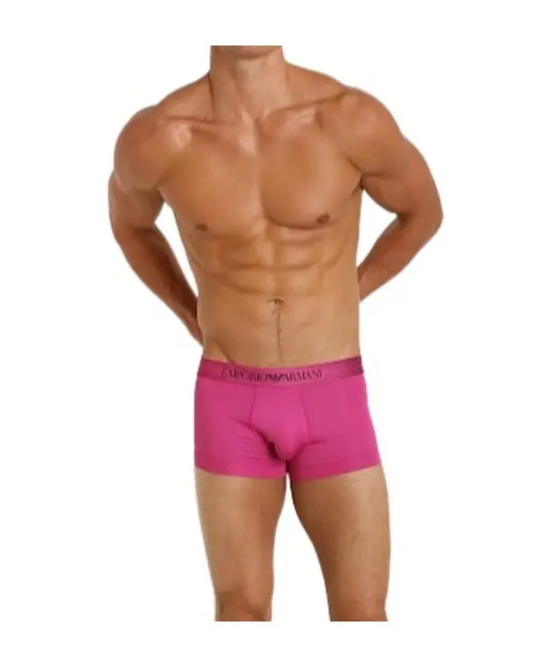 Emporio Armani Logo Detail Panties - Brown