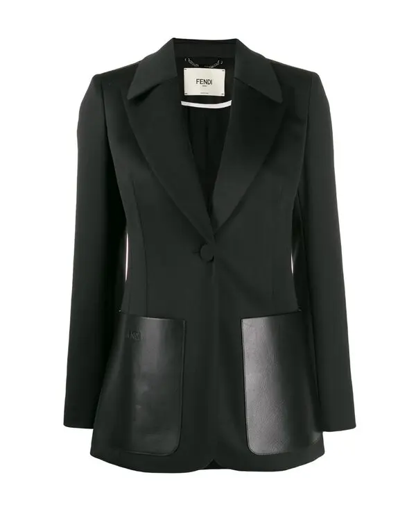 Fendi Ff Motif Stripe Blazer