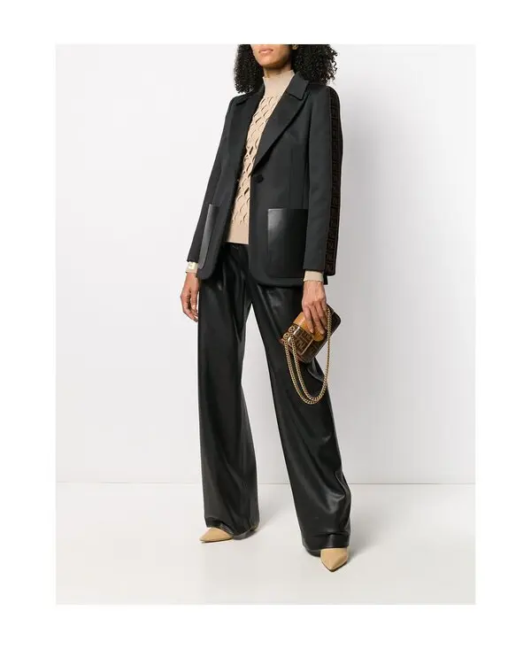 Fendi Ff Motif Stripe Blazer