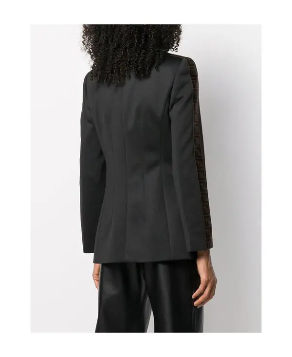 Fendi Ff Motif Stripe Blazer