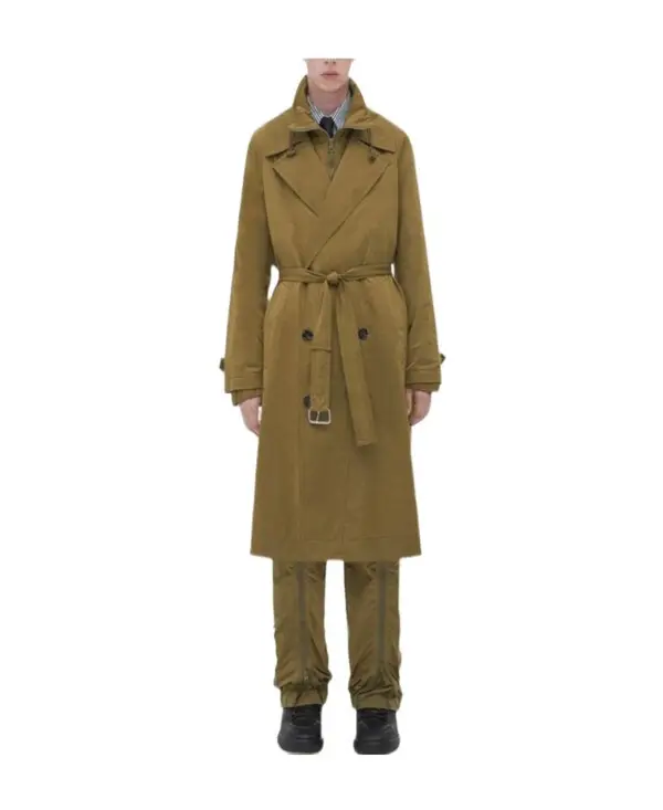 Bottega Veneta Buttoned Trench Coat - Green