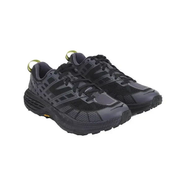 Hoka One One Speedgoat 2 Lace-up Sneakers - Black