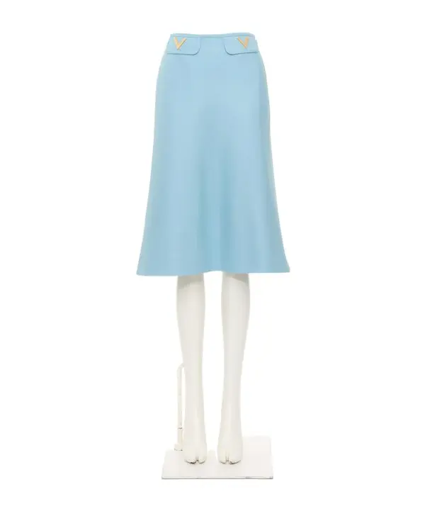 Valentino Garavani Logo Detail Skirt