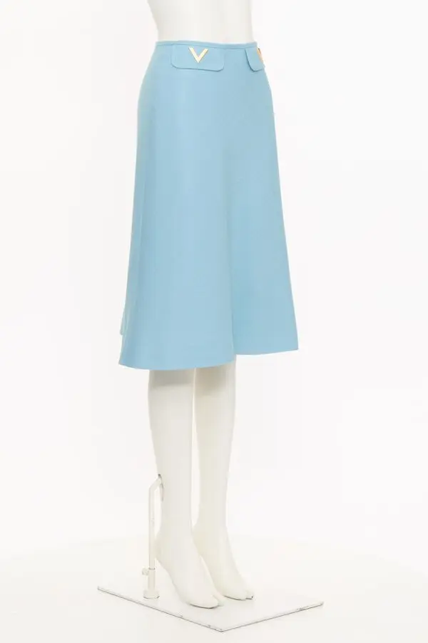 Valentino Garavani Logo Detail Skirt