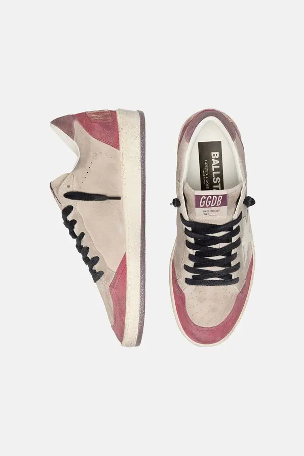 GOLDEN GOOSE Ball Star Distressed Low-tops - Nude