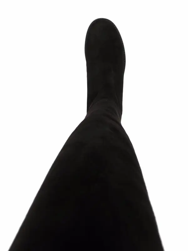 STUART WEITZMAN Knee-high Suede Boots - Black