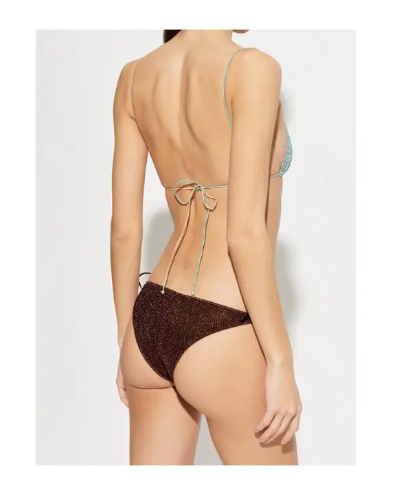 Oseree Lurex O-ring Bikini Set - Multicolor