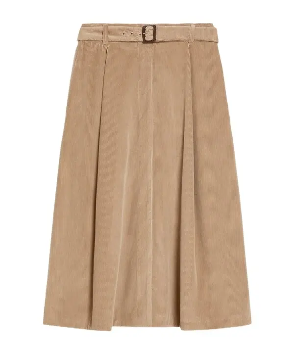 Max Mara Corduroy Trumpet Skirt