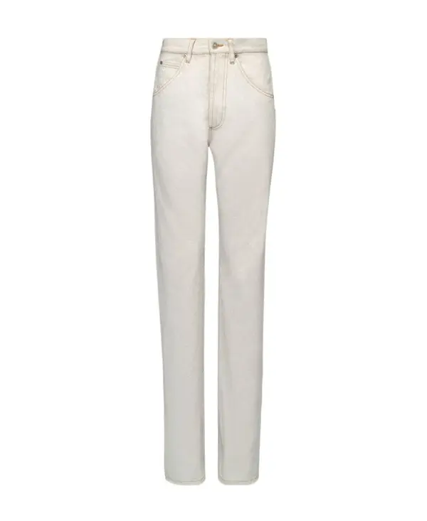 MAISON MARGIELA Memory Of Jeans" With Asymmetrical Rear Pocket - White