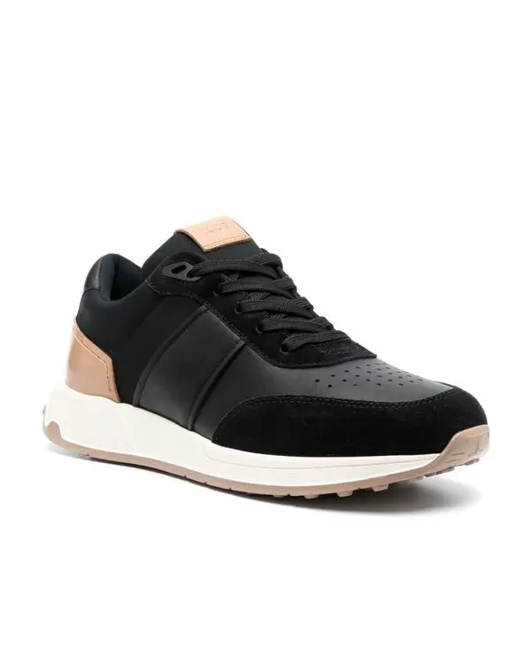 TOD'S Panelled Lace-up Sneakers - Black