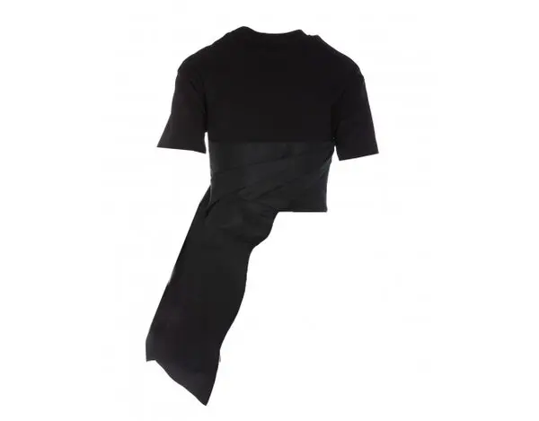 Alexander McQueen Asymmetrical Ruched T-shirt