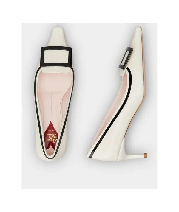 ROGER VIVIER Viv Canard Leather Pumps