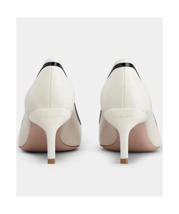 ROGER VIVIER Viv Canard Leather Pumps