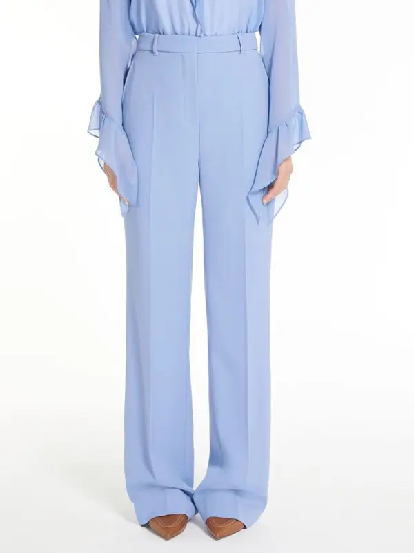 Max Mara High Waist Wool Trousers