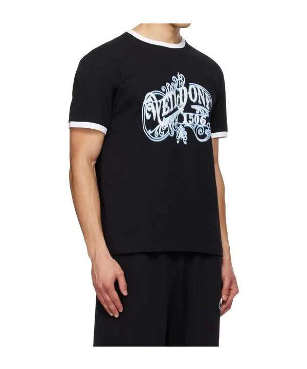 We11Done Retro Logo Crew Neck T-shirt