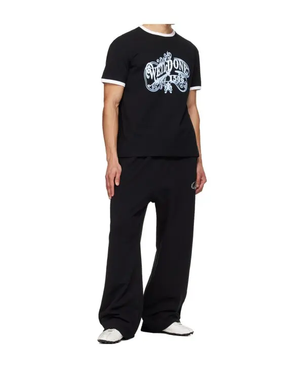 We11Done Retro Logo Crew Neck T-shirt