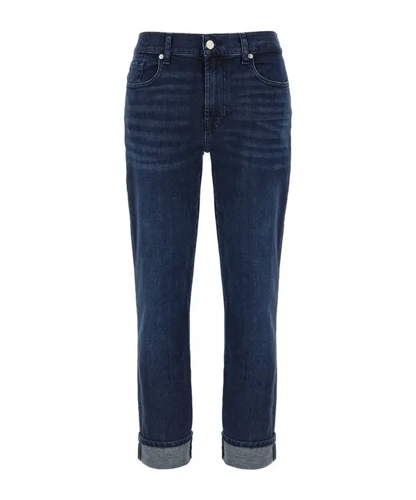 7 For All Mankind Relaxed Skinny Jeans With Cropped Legs