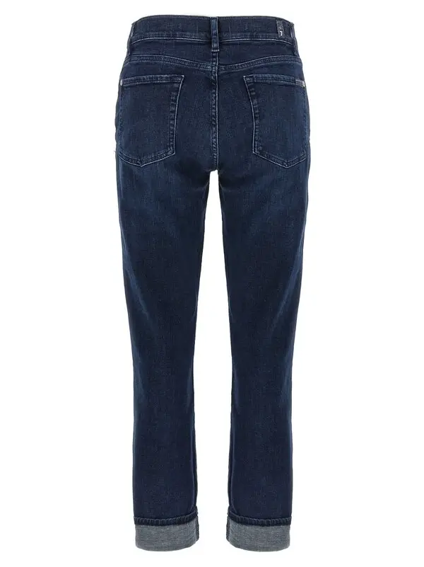 7 For All Mankind Relaxed Skinny Jeans With Cropped Legs