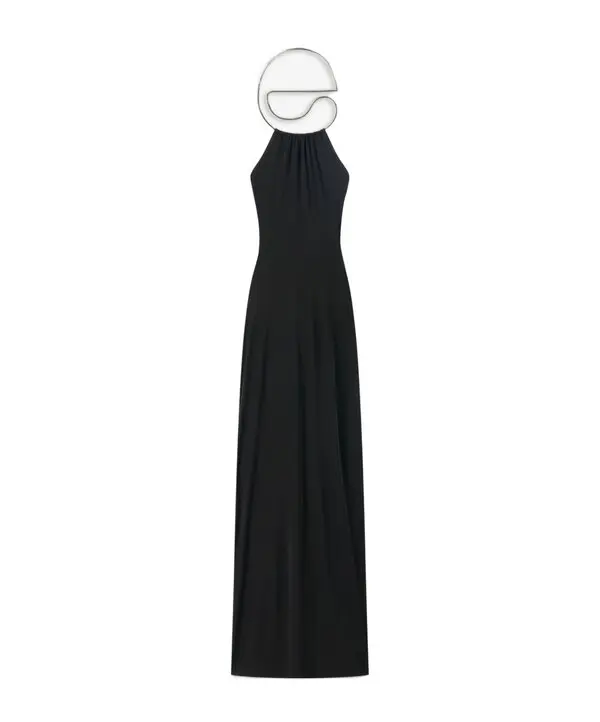 Coperni Halter-neck Maxi Dress - Black