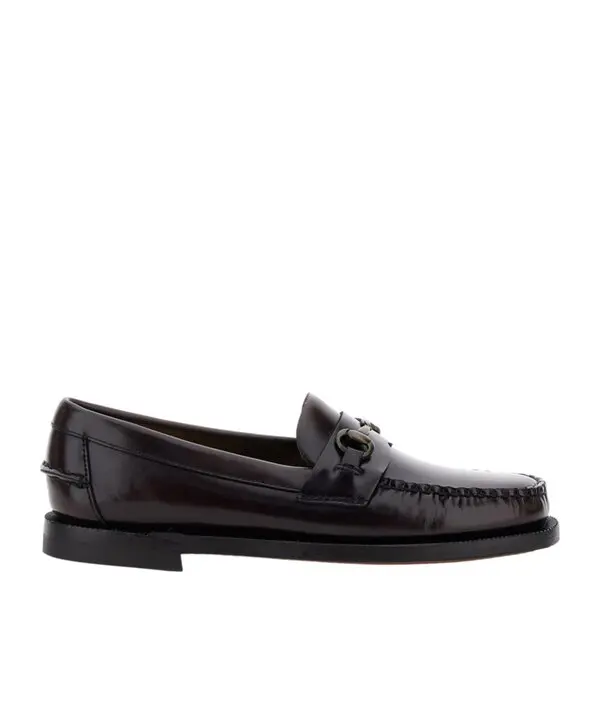 SEBAGO Classic Joe Penny Loafers With Decorative Metal Clip - Black