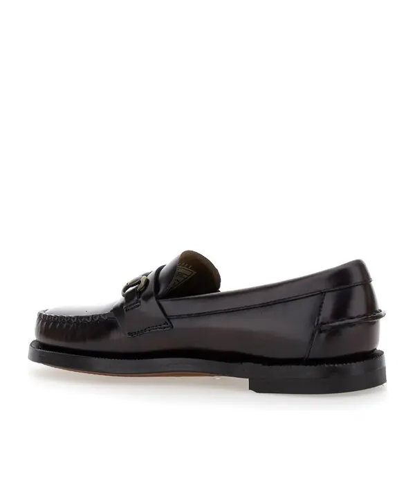 SEBAGO Classic Joe Penny Loafers With Decorative Metal Clip - Black